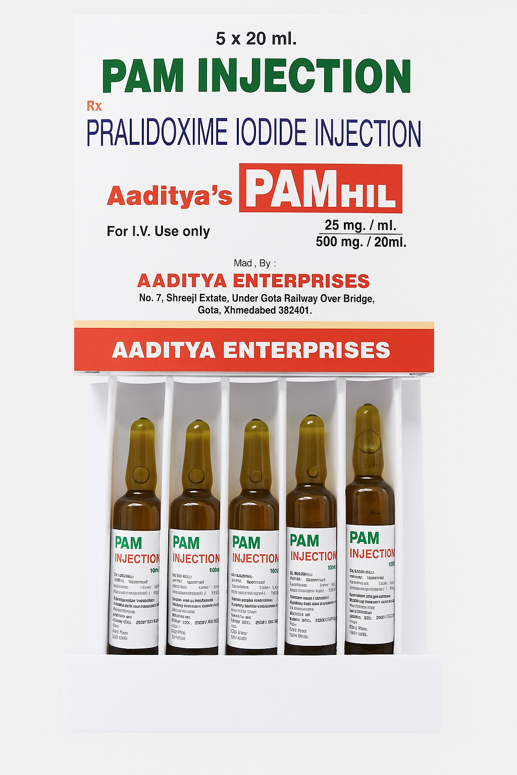 Pralidoxime chloride (2-PAM)Injection 25 mg/mL - Life Care Drugs and ...